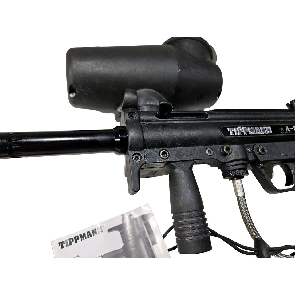 Tippmann A5 Paintball Gun & Barrel Cyclone Feeder New Ball Detent ...
