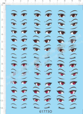 Clay Garage Kits Doll Figures EYES collections O Model Kit Water Decal ...