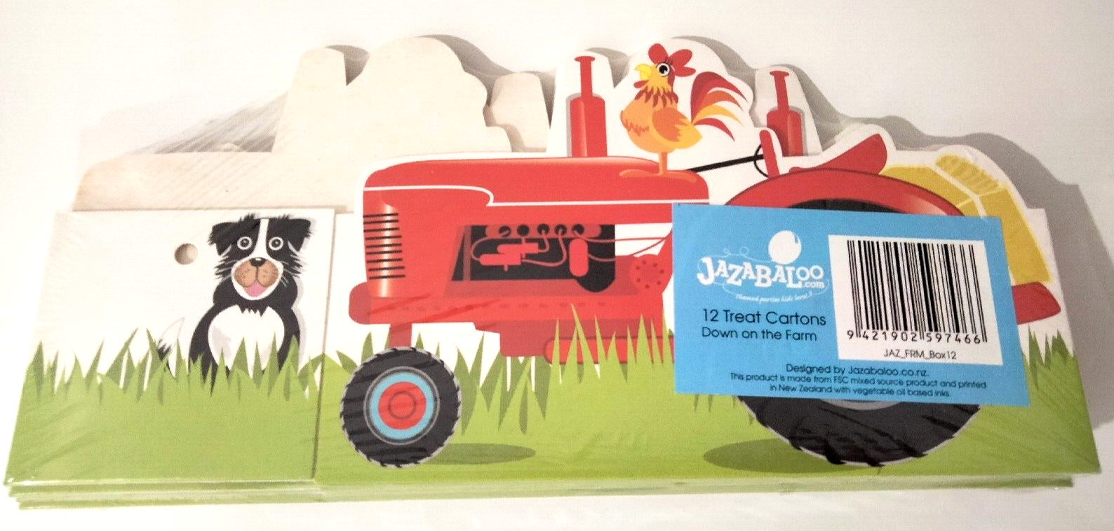 Down on the Farm Barnyard Animals Birthday Party Treat Favour Cartons ...
