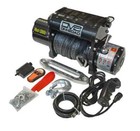DV8 Offroad 12000 pound Winch Black w/ Synthetic Line 12DC Series 6hp ...