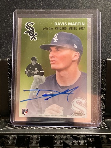Davis Martin 2023 Topps Chrom Platinum * Rookie Auto * - White Sox | eBay