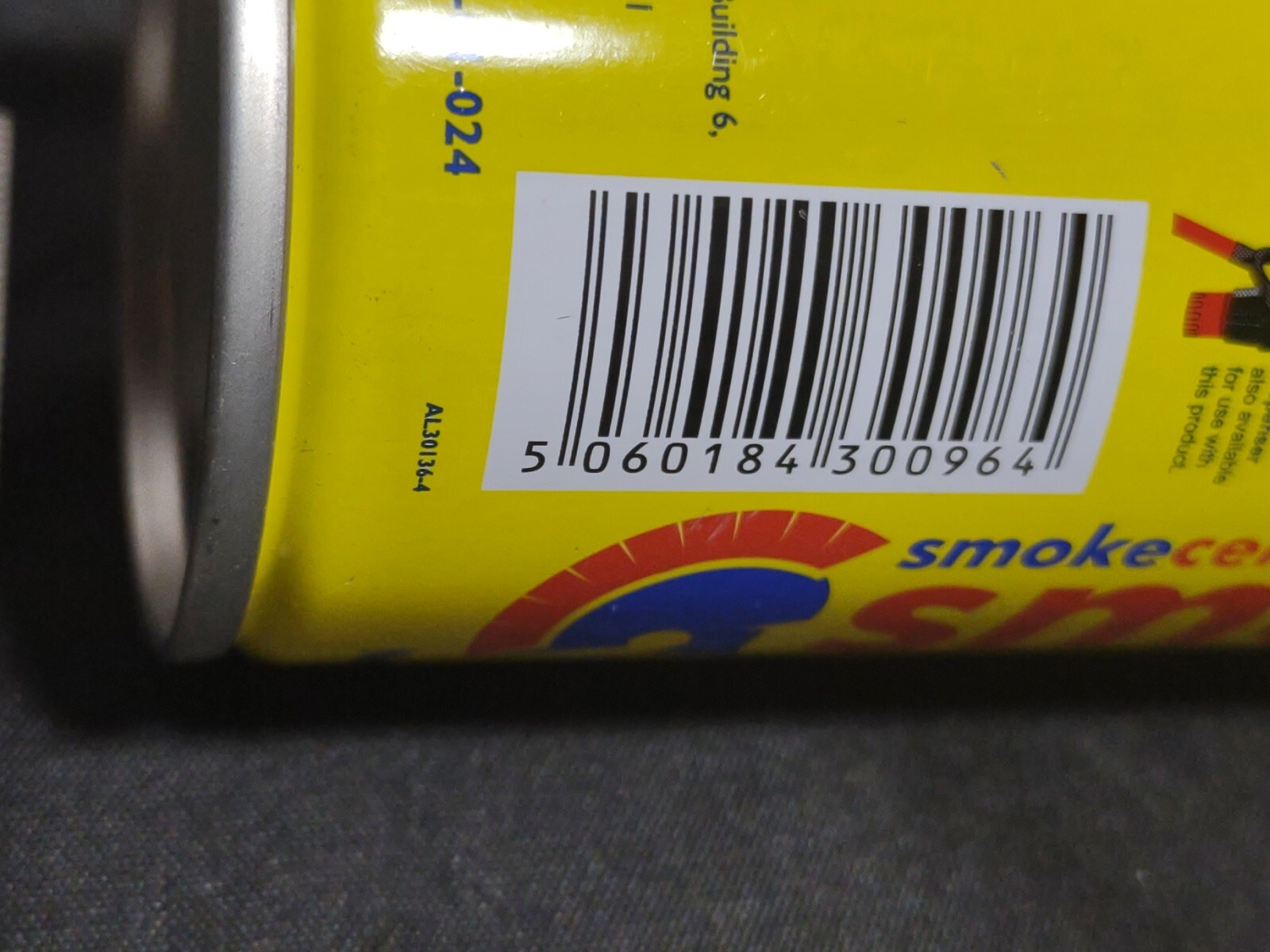 SMOKE CENTURION SDI AEROSOL SMOKE DETECTOR TESTER 2.6 OZ CAN M8 SMOKE ...