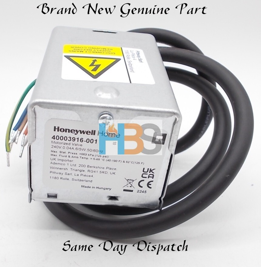 GENUINE HONEYWELL HOME 40003916-001 2 PORT V4043H REPLACEMENT POWERHEAD ...