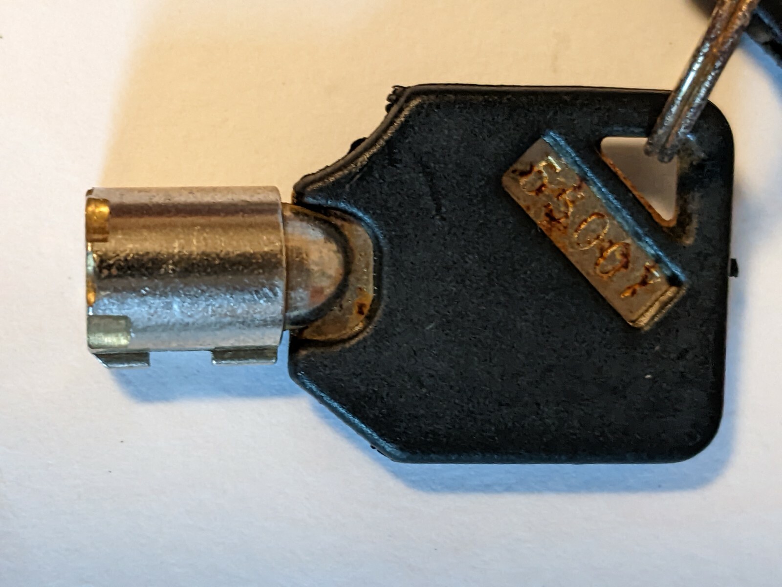 Tool Box Replacement key 55007 Tubular Cam Lock key 3/8" single notch ...