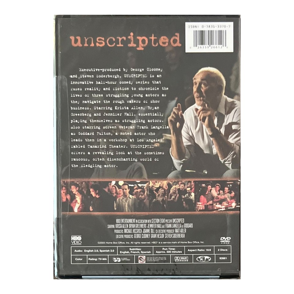 Unscripted (DVD, 2005) HBO Original Series - NEW SEALED 26359266126 | eBay