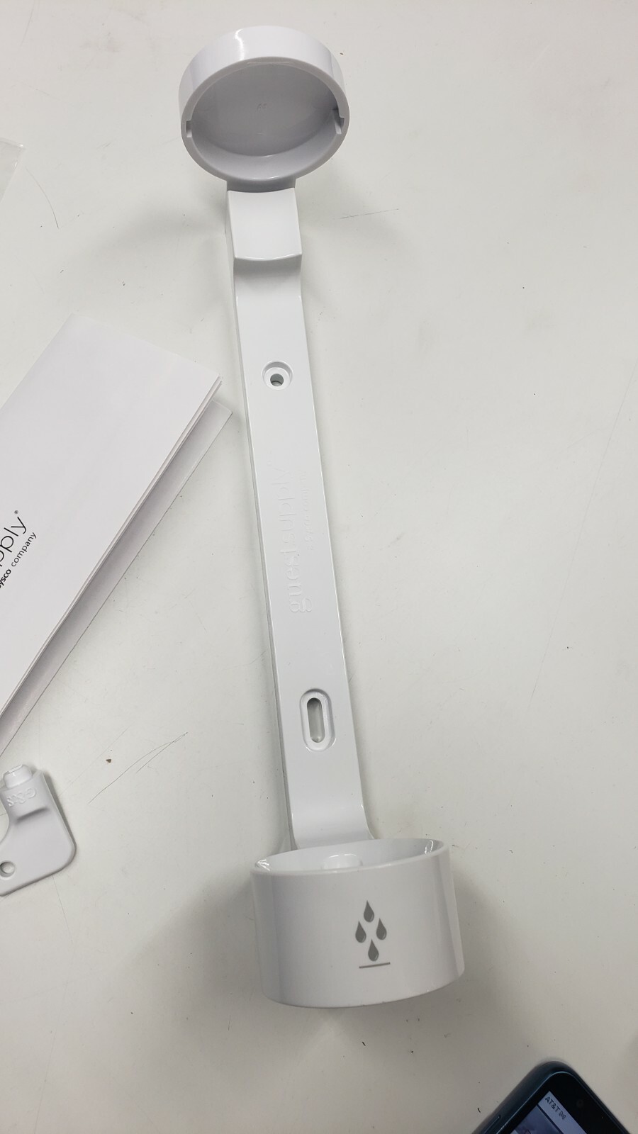 White ABS Bracket To Hold 330ml Evoline Bottles/Cartridges | eBay