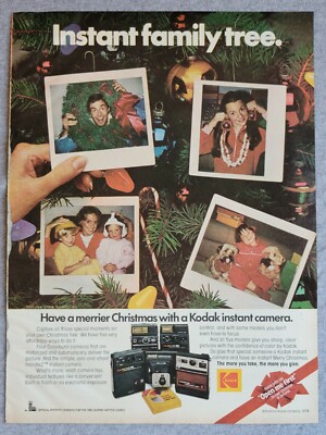 1979 Magazine Advertisement Page Kodak Instant Cameras Colorburst Film ...