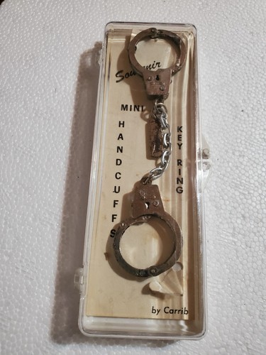 Vintage Mini Metal Handcuffs Florida Souvenir Keychain | eBay