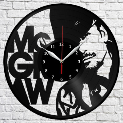 Tim McGraw Vinyl Record Wall Clock Home Fan Art Decor 12'' 30 cm 4987 ...
