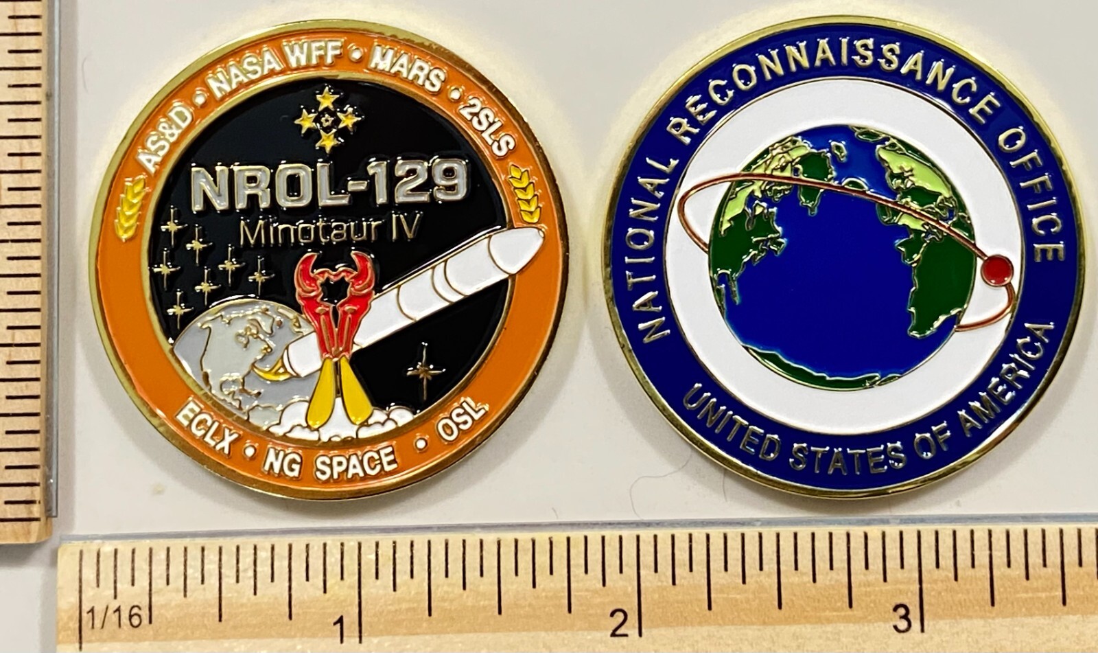 MILITARY BLACK OPS NRO CHALLENGE COIN - NROL 129 MINOTAUR IV | eBay