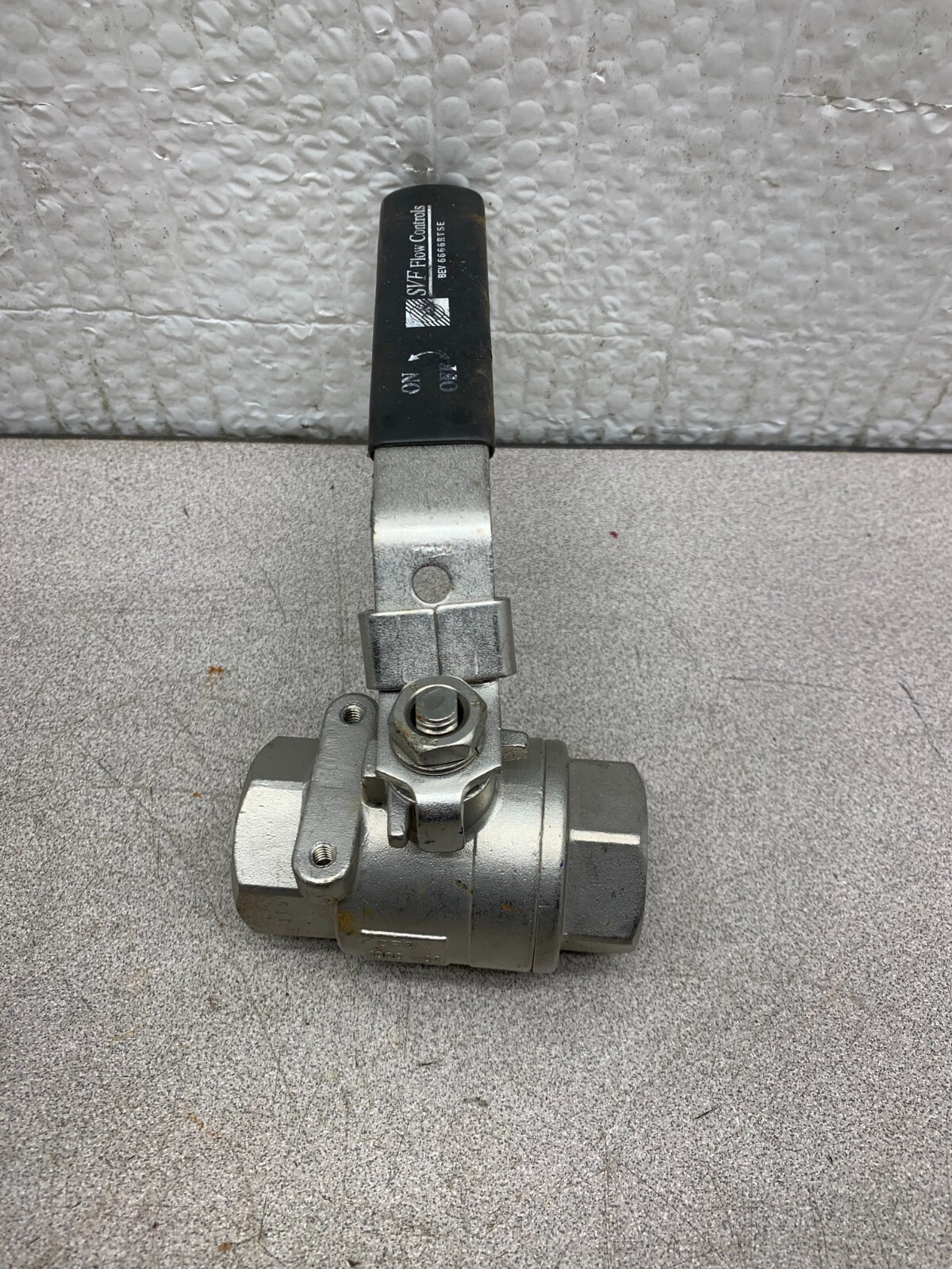 NEW SVF FLOW CONTROLS 1" BEV 6666RTSE STAINLESS BALL VALVE CF8M 1000 ...