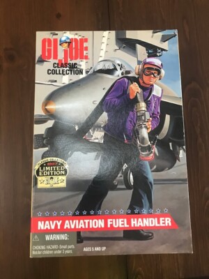 GI JOE Navy Aviation Fuel Handler 1997 Classic Collection Limited ...