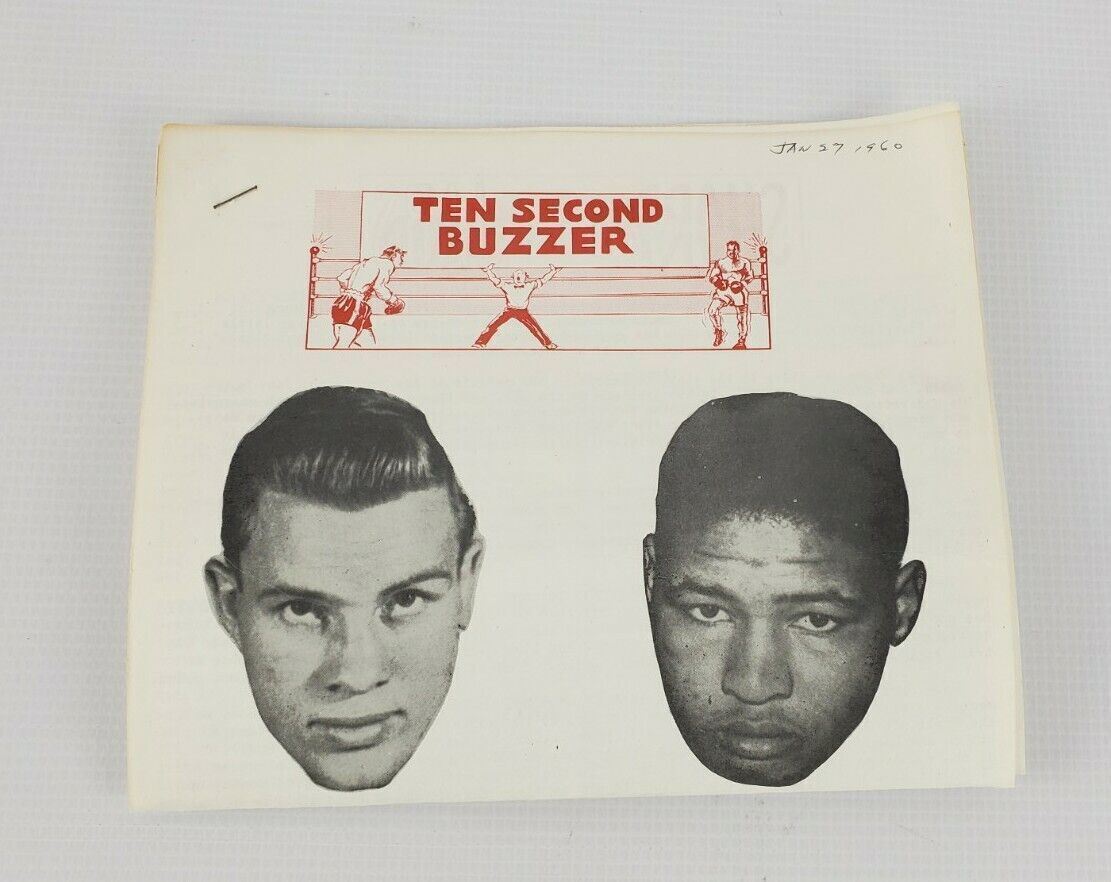 1960 Ten Second Buzzer Boxing Promo ABC Fight Wilfie Greaves Vs. Jesse Bowdry | eBay