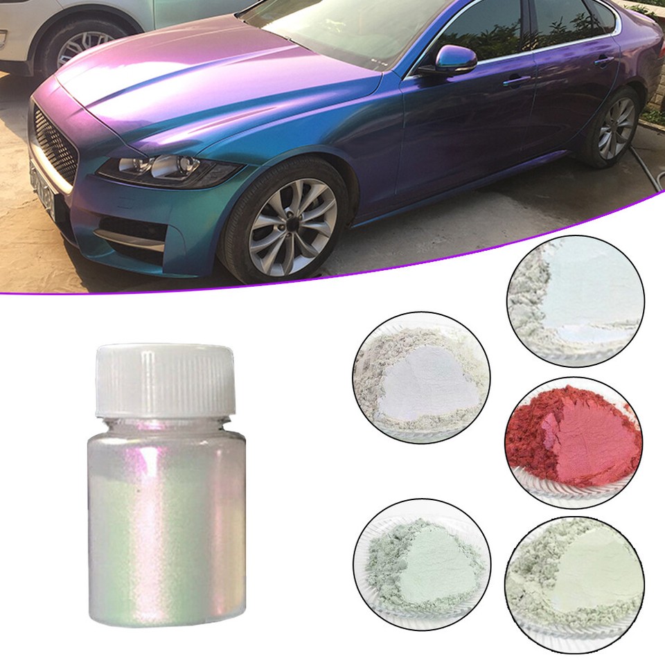 DIY Chameleon Pearl Pigment Powder Metal Sparkle Shimmer Modified Auto ...