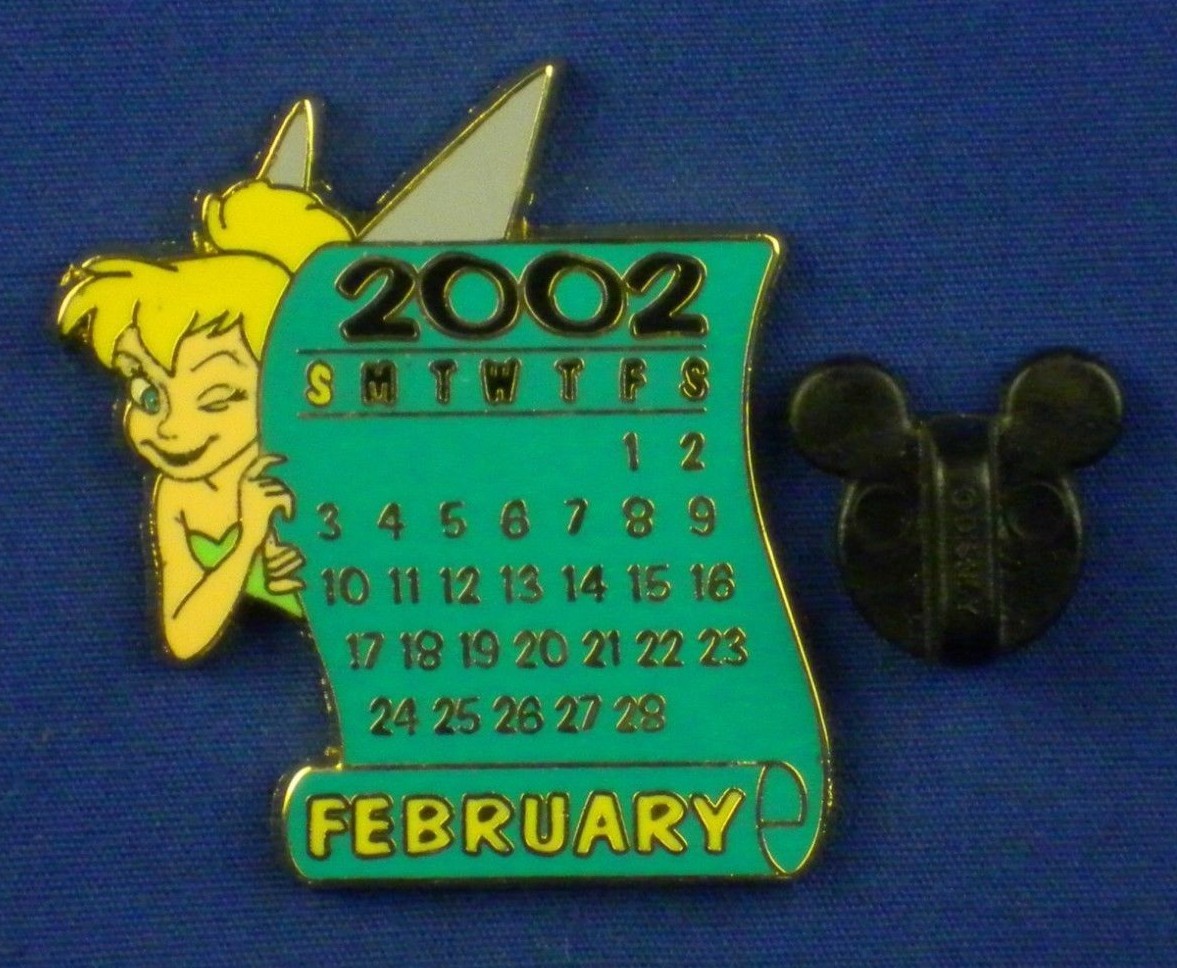 Tinker Bell 12 Months of Magic Calendar Series 2002 winking OC Pin ...