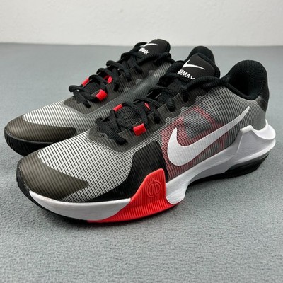 Nike Air Max Impact 4 Shoes Sneaker Mens Size 9 Black Bright Crimson ...