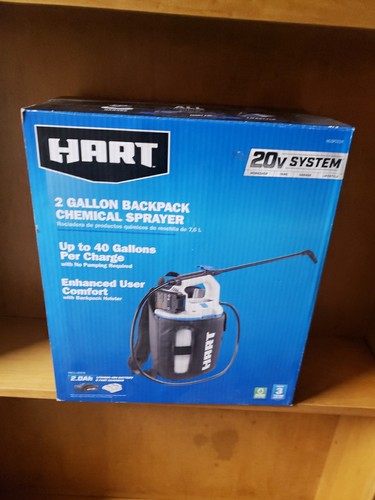 Hart 2 Gallon Backpack Chemical Sprayer Kit with Battery and Charger ...