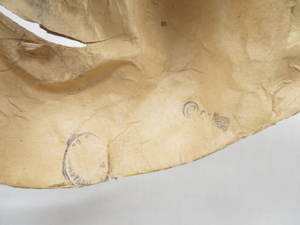 Vintage Dopey Halloween Mask Snow White Seven Dwarfs Czech Papier Mache ...