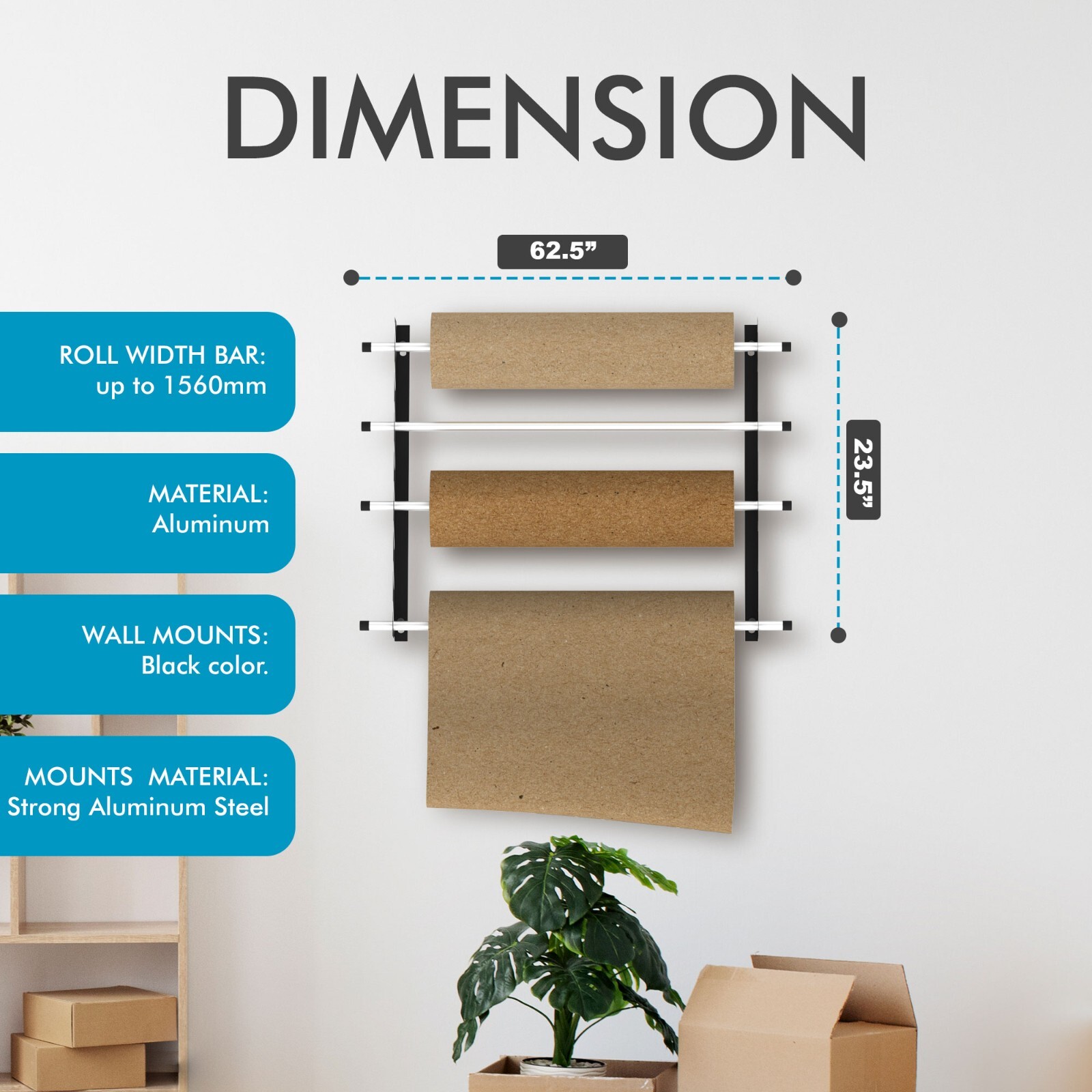 Car Vinyl Wrap Wrapping Sheet Sticker Decal Wall Rack/Holder Dispenser ...