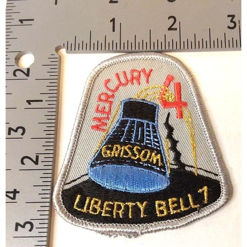 NASA Space Patch Mercury 4 Liberty Bell 7 Grissom Embroidered Badge ...