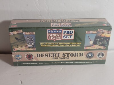Pro Set 1991 Desert Storm 253 Military Trading Cards Complete Set ...