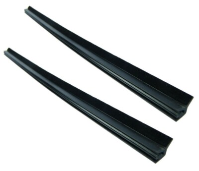 2x OUTER FRONT DOOR WINDOW RUBBER WAIST SEALS FOR LAND ROVER DEFENDER ...