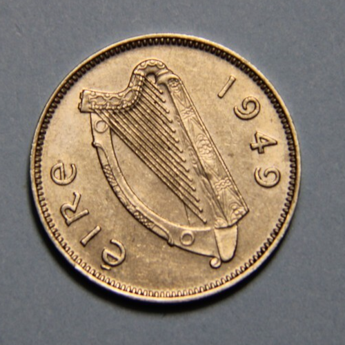 Ireland coin 1949 Irish Six Pence EIRE 6d Mint State | eBay