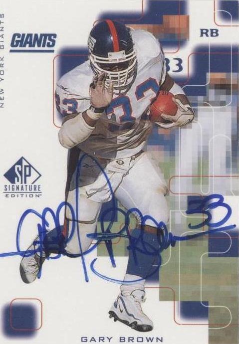 1999 SP Signature Edition - Signatures Gary Brown #GB (AU) for sale ...