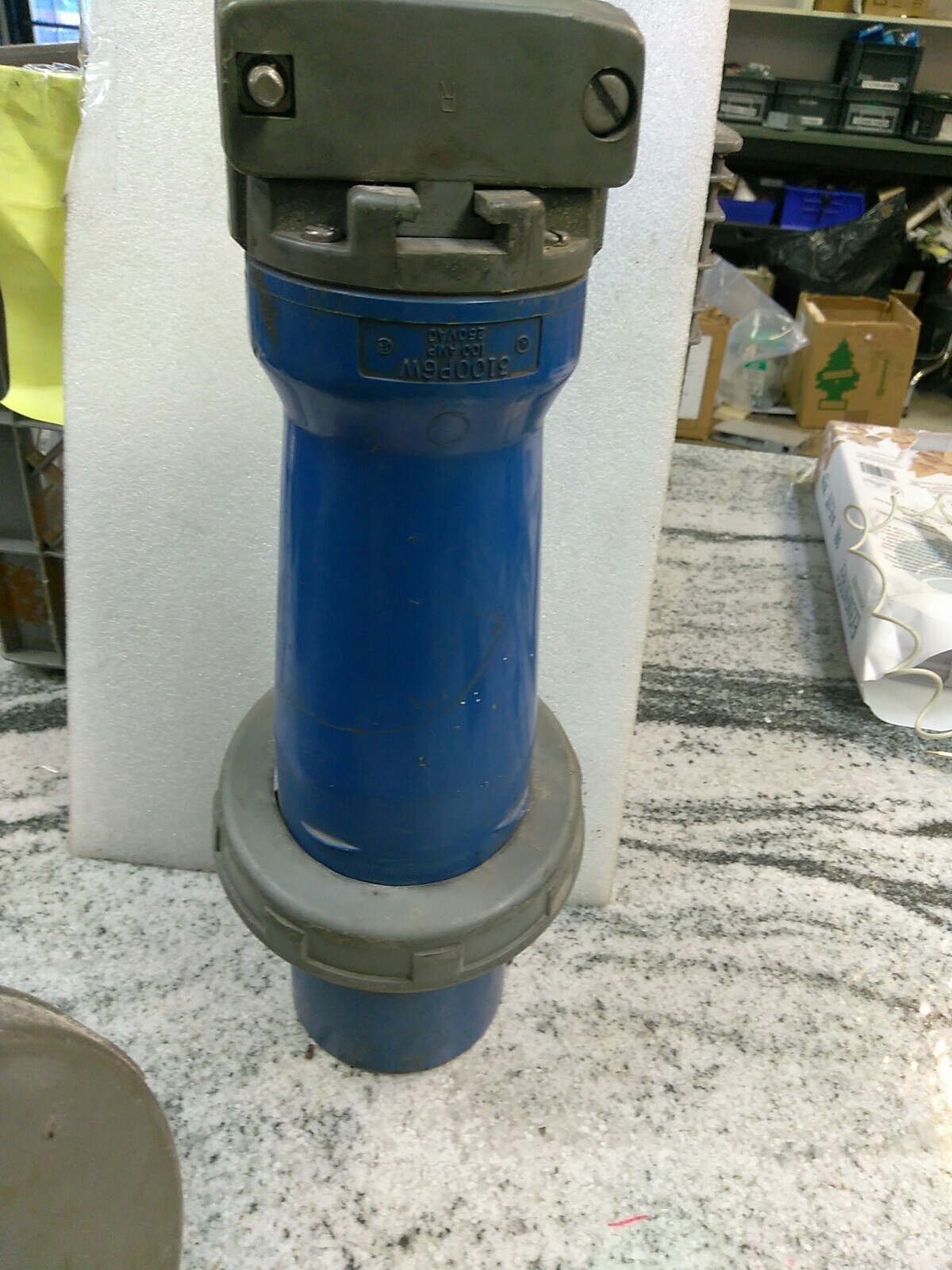 HUBBELL 3100R6W & 3100P6W&INJCTION BOX Iec Pin & Sleeve Recept, 100A ...