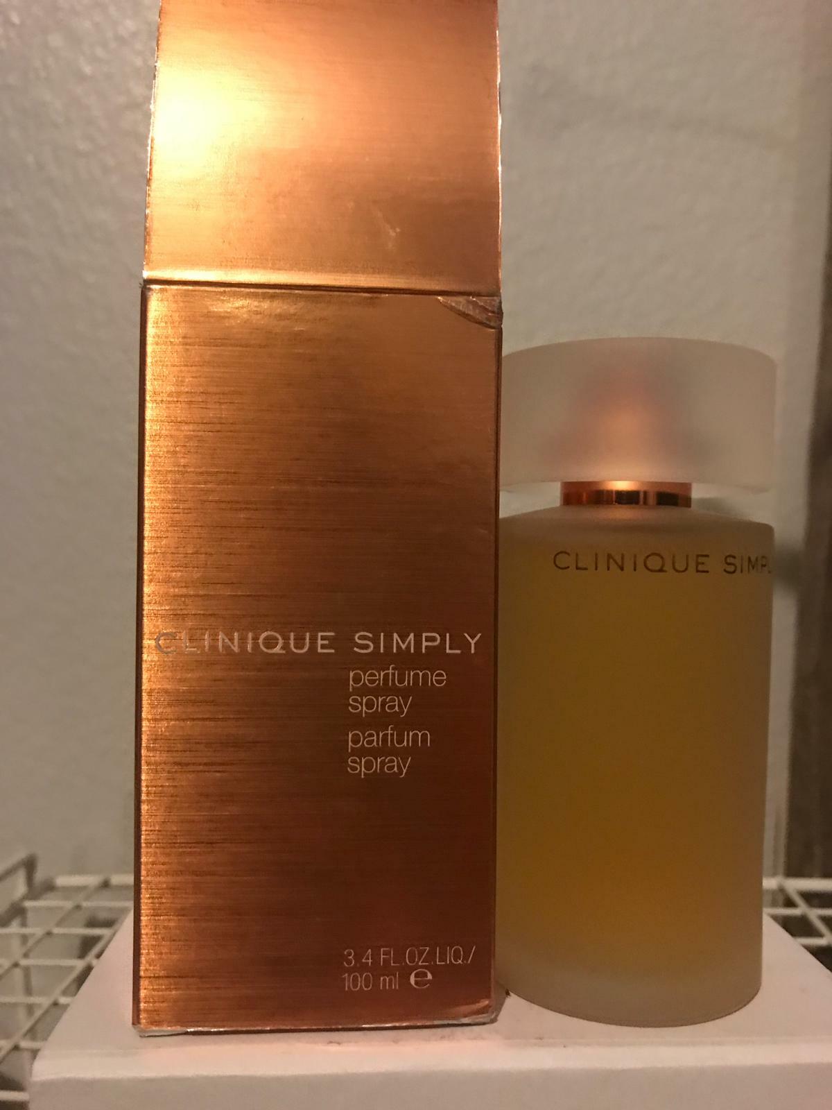 CLINIQUE SIMPLY PERFUME SPRAY PARFUM SPRAY 3.4OZ / 100ML FOR WOMEN NEW ...