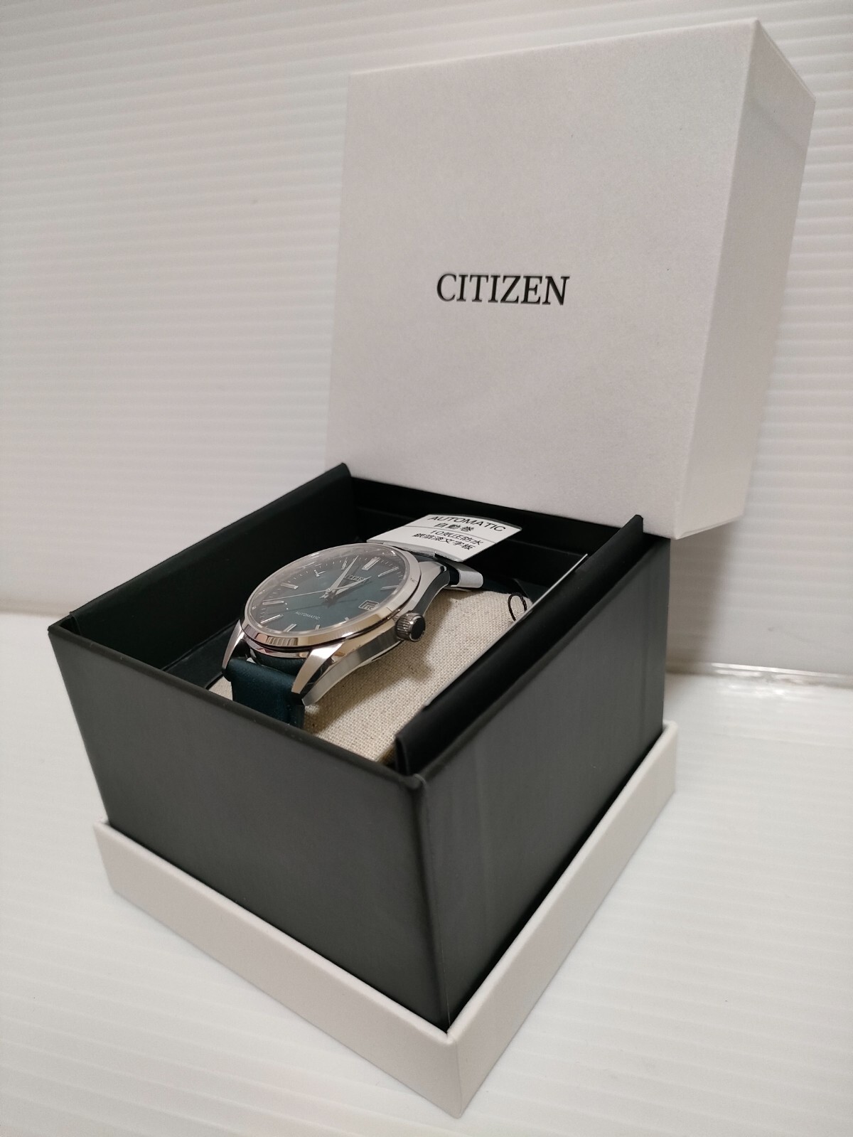 Citizen Collection NB1060-12L Blue Lacquer Dial Mechanical Automatic ...