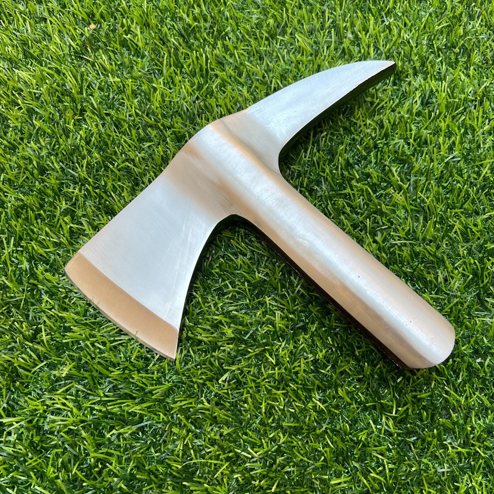 CUSTOM HANDMADE FORGED D2 STEEL AXE HEAD VIKING HATCHET TOMAHAWK S4676 ...