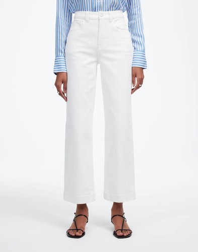 Madewell The Perfect Vintage Wide-Leg Crop Jean Denim Size 25P In Tile ...