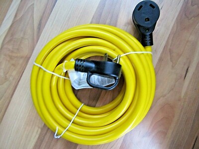 INTERTEK 3126867 24 FT RV MARINE SHORE POWER SUPPLY CORD CABLE HOOKUP ...