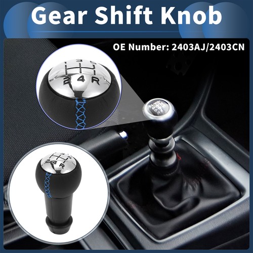 5 Speed Gear Shifter Knob No.2403AJ/2403CN for Citroen C3 2002-2011 ...