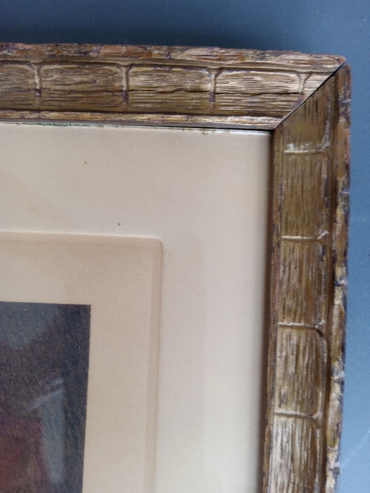 META GRIMBALL Original Print - END OF THE TRAIL -1919 GUTMANN ARTIST ...