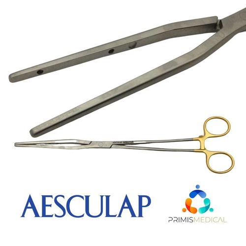 Aesculap MB070R Surgical Straight Fogarty-Type Hydragrip Clamp 11-5/8 ...