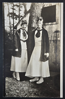 Vintage NOKO B&W RPPC Beautiful Woman Pretty Dresses & Hats Fashion ...