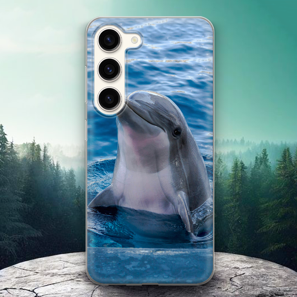 Dolphin Phone Case For Samsung Galaxy Sea Ocean Life Designed Cover ...