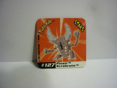 Staks Magnet Aimant Pokémon Nintendo 2002 N° 127 scrabrute | eBay