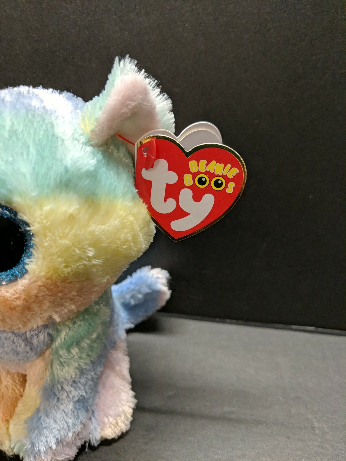 TY Beanie Boos 6" HEATHER Cat Unicorn UniCat Plush Stuffed Animal Toy ...