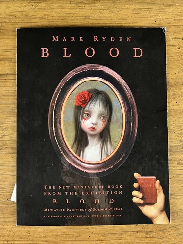 RARE Mark Ryden BLOOD Promo Display Miniature Book of Paintings Sorrow ...