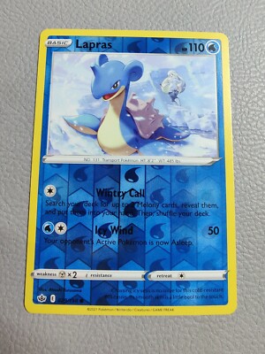 Lapras | Reverse Holo | NM/M | SWSH Chilling Reign 029/198 | Pokemon | eBay