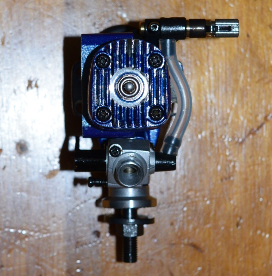 1998 OS LA 25 RC model airplane engine .25 glow motor rear needle ...