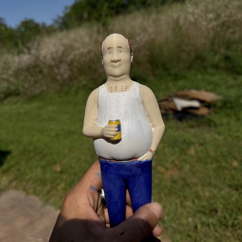 King Of The Hill Hank Hill Figure 8” Set Of 4 | eBay