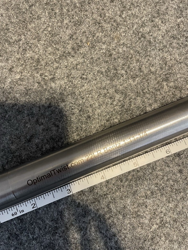 Ruger 10/22 Stainless Steel threaded Bull Barrel Bentz Chamber 1:11-1/4 ...