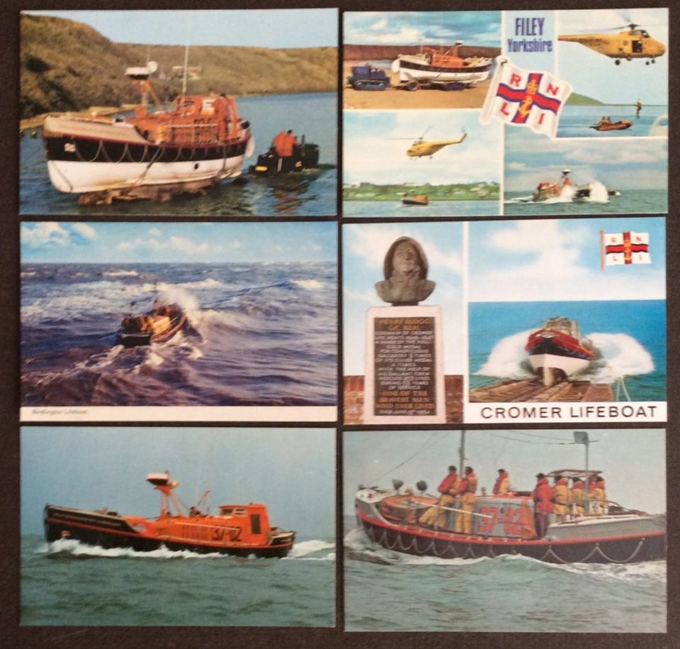 Lifeboats - 30 coloured postcards, circa 1960's to 2010's | eBay UK