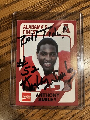 Anthony Smiley Signed Alabama's Finest Football Card - NICE | eBay