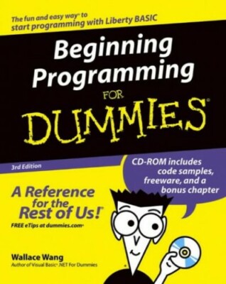 Beginning Programming For Dummies by Wang, Wallace 0764549979 FREE Shipping | eBay.de