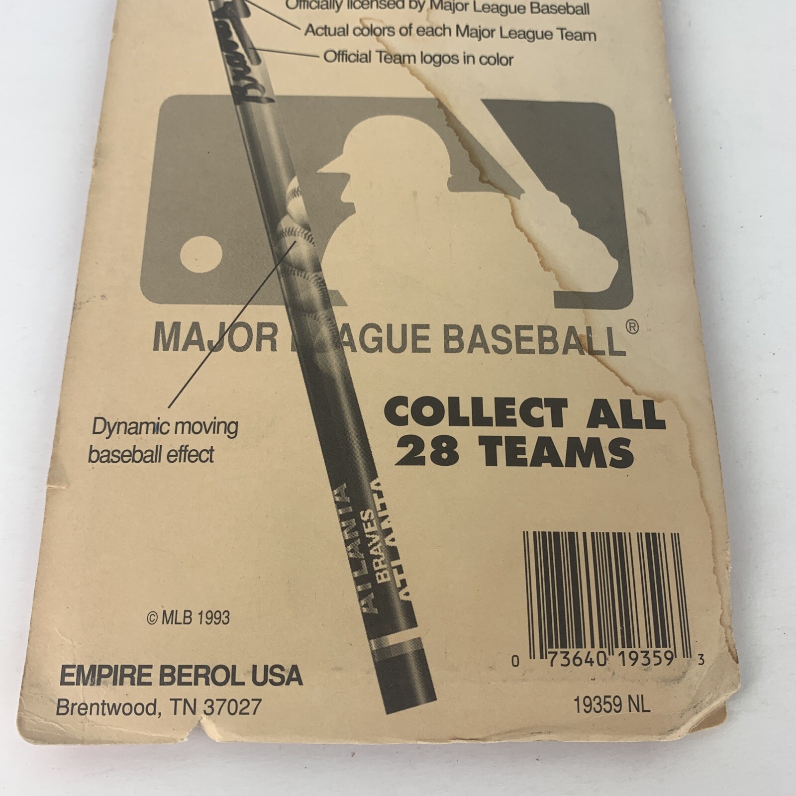 1993 Major League Baseball Collectors Team Set 14x Pencils Office ...